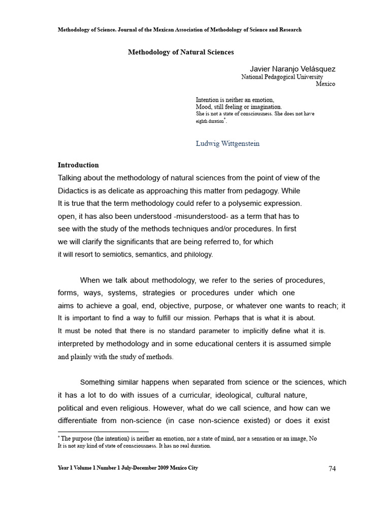 Understanding Natural Science Methodology | PDF | Scientific Method ...