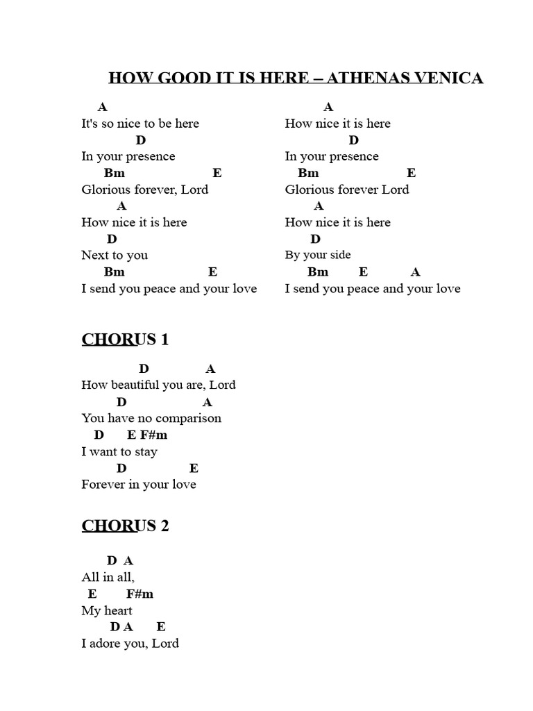 HOW NICE IT IS HERE - ATHENAS (Woman) | PDF