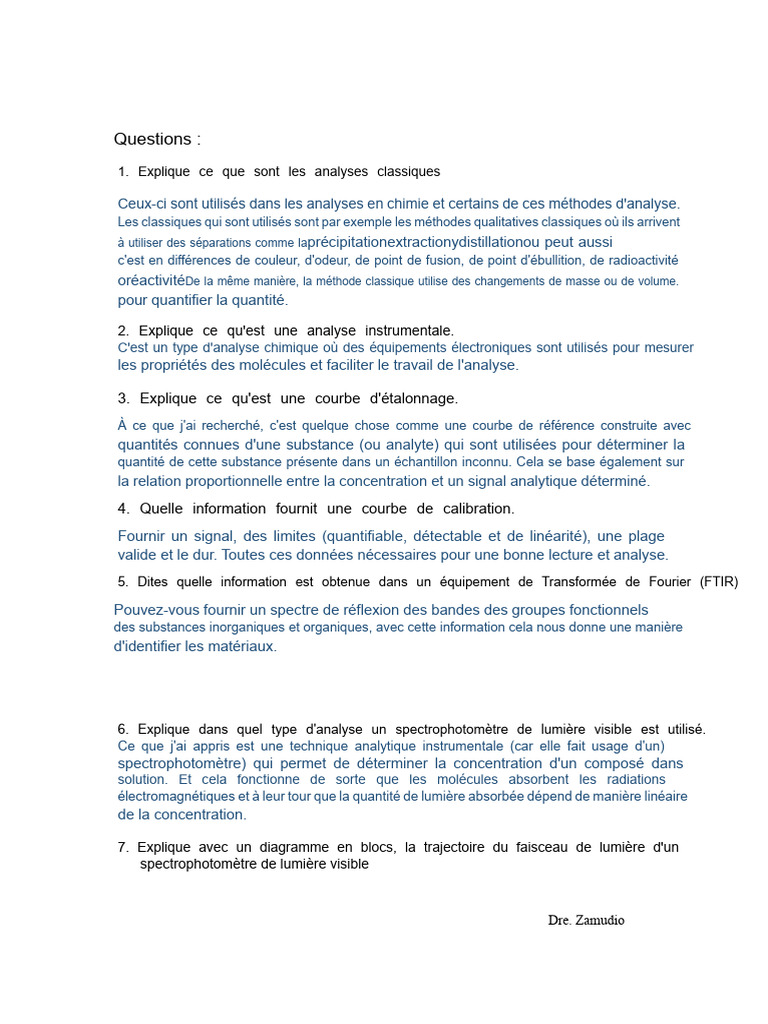 Analyse instrumentale en chimie | PDF | Chimie analytique | L'absorbance