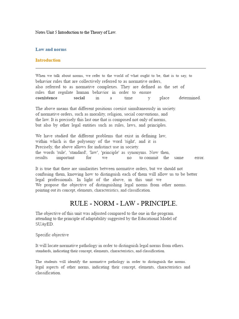 Understanding Legal Norms and Principles | PDF | Autonomy | Morality