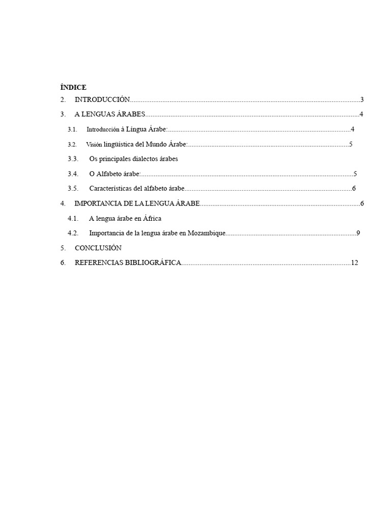 Importancia de La Lengua Árabe - Domingas | PDF | Arábica | Oriente Medio