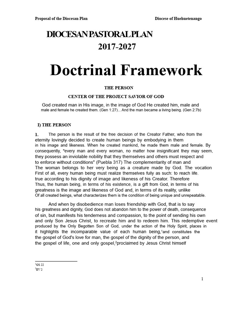 Diocesan Pastoral Plan 2017-2027 | PDF | Jesus | Disciple (Christianity)