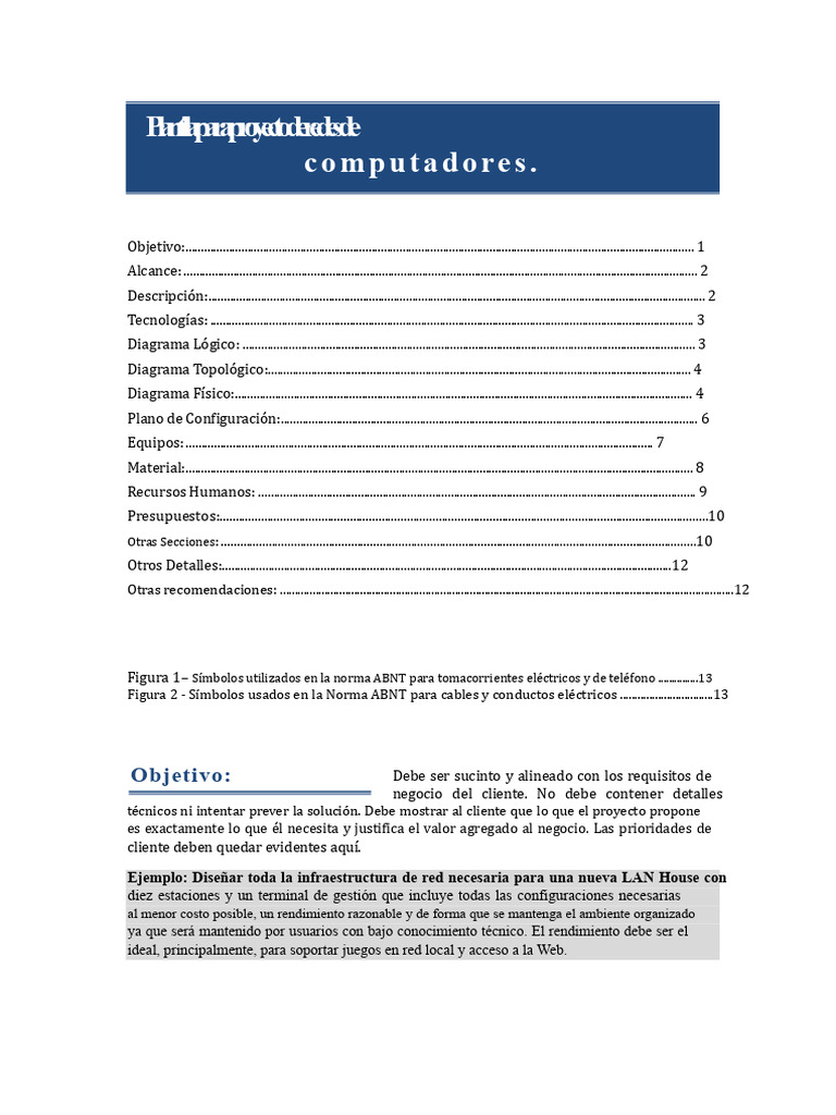 Plantilla Proyecto Red de Computadores | PDF | Red de computadoras ...