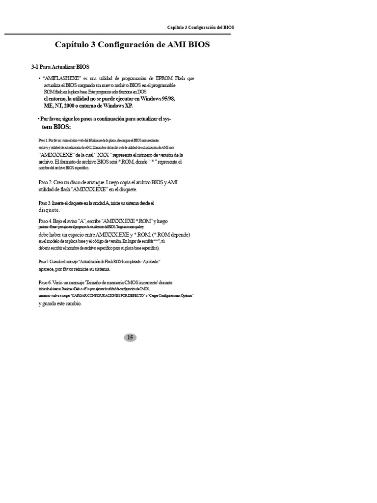 AMIBIOS 3.31a | PDF | Bios | Arranque