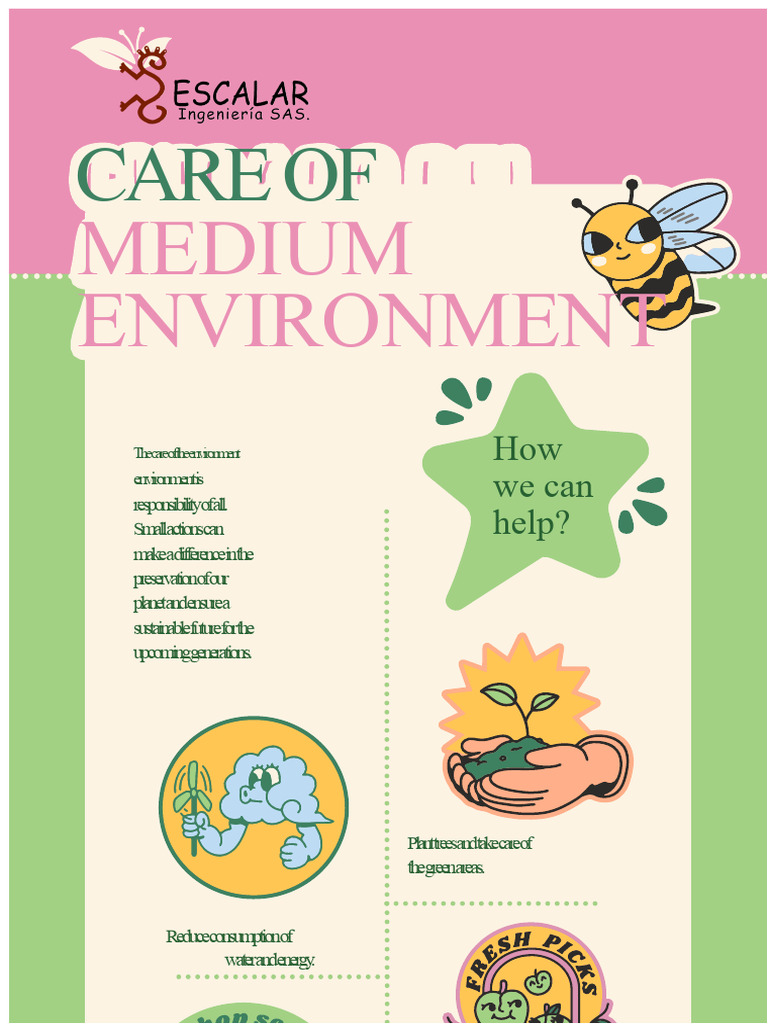 Infographic Green Creative Environmental Care | PDF