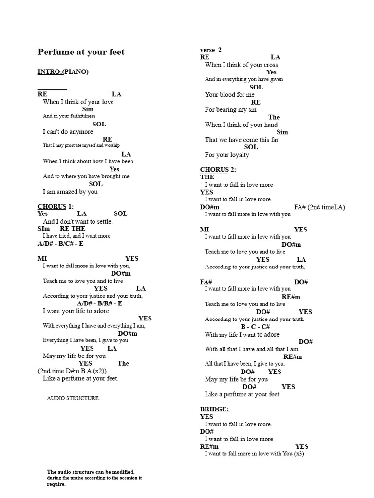 Worship Song: Fall in Love More | PDF | Abrahamic Religions | Spirituality