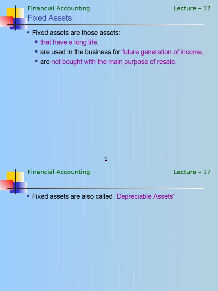 Financial Accounting - MGT101 Power Point Slides Lecture 17 | PDF ...