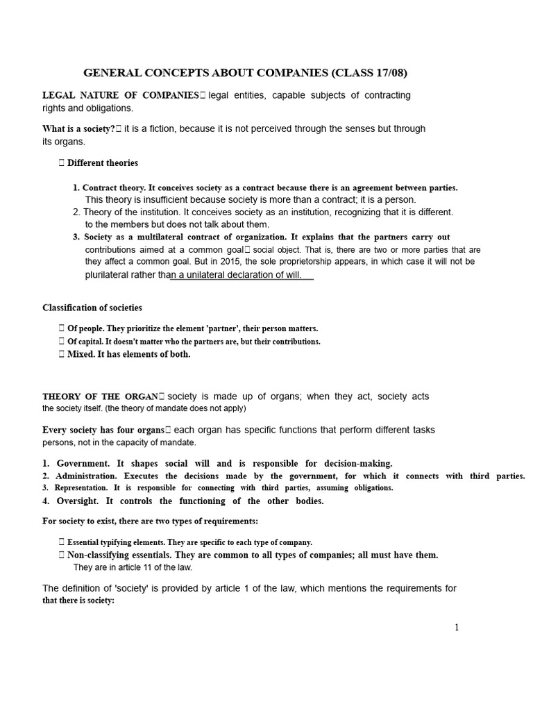 First Partial Summary Societies | PDF | Dividend | Equity (Finance)