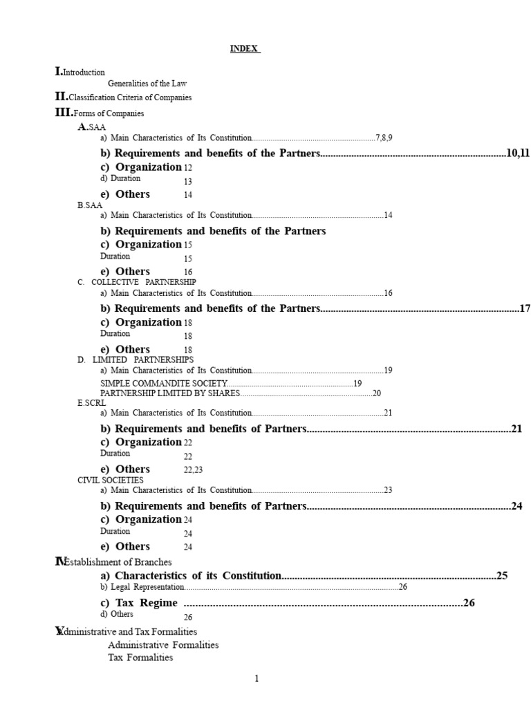 Company Types and Regulations in Peru | PDF | Limited Liability ...