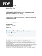 Oecd/Ocde 404: Oecd Guideline For Testing of Chemicals | PDF | Animal ...