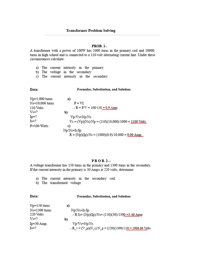 Transformer Troubleshooting | PDF | Transformer | Electric Power ...