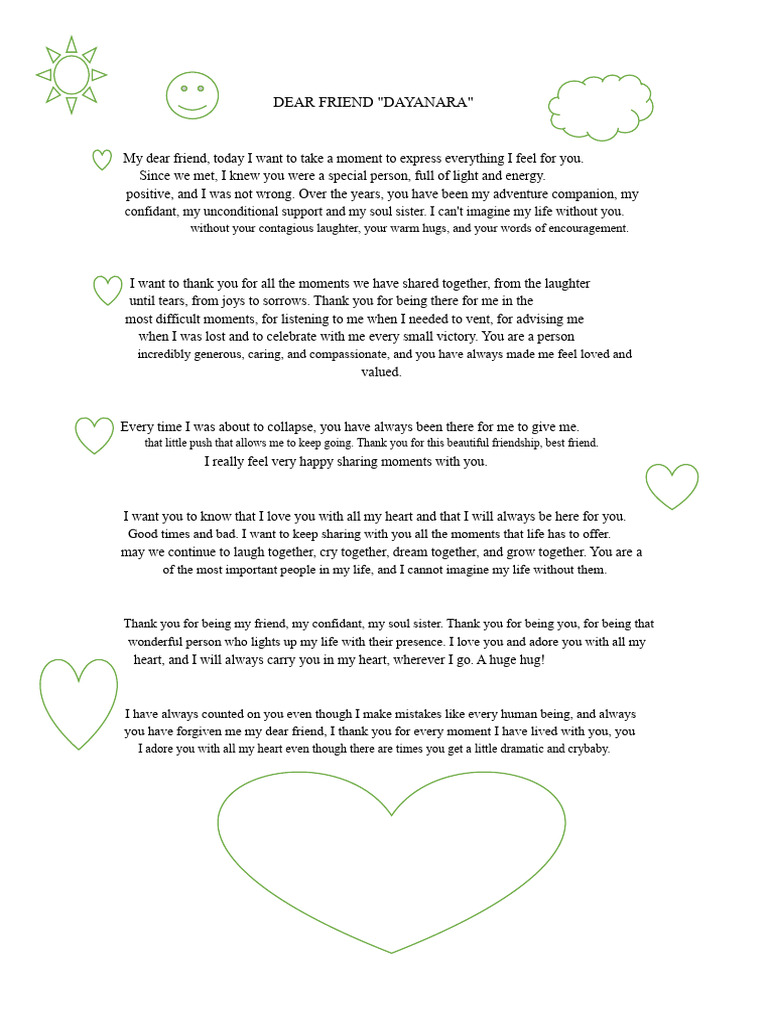 Dear Friend | PDF