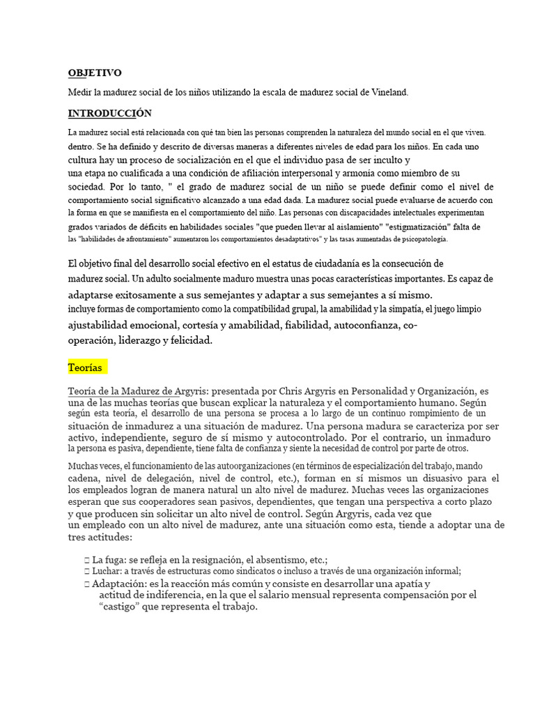 Práctica de Vsms | PDF | Conceptos psicologicos | Sicología