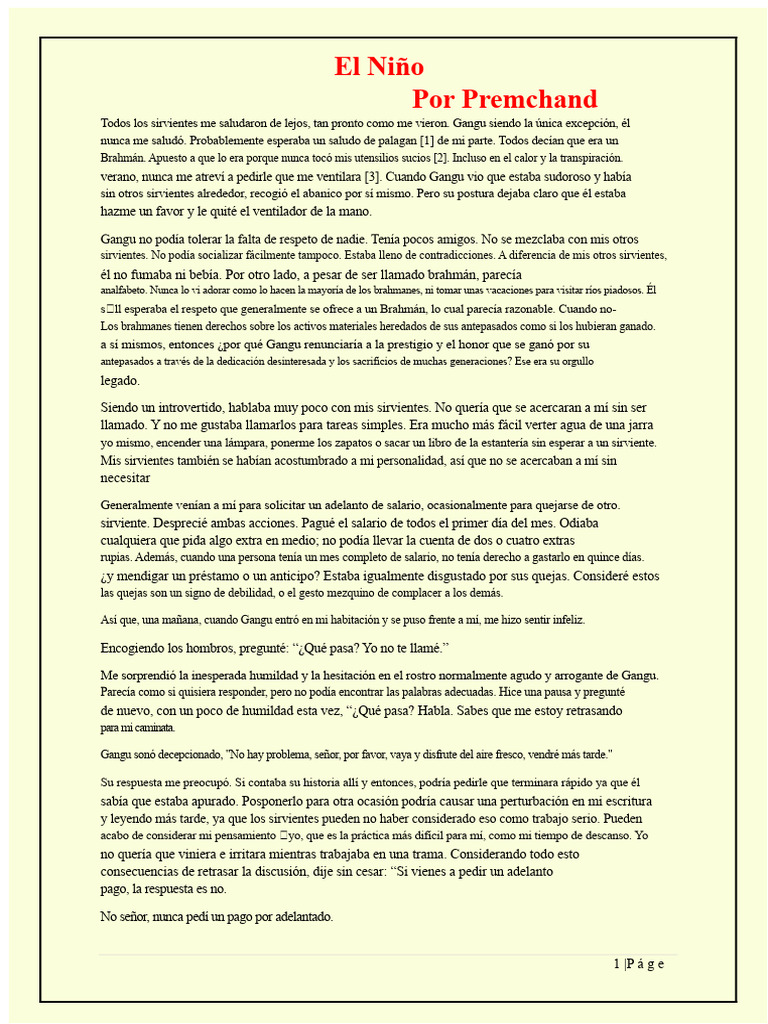 Gangu y su inesperada propuesta de matrimonio | PDF