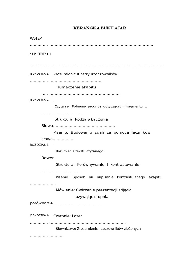 Budowanie Klastrów Rzeczownikowych | PDF