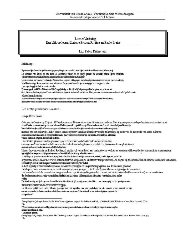 Leren en Verbinding | PDF