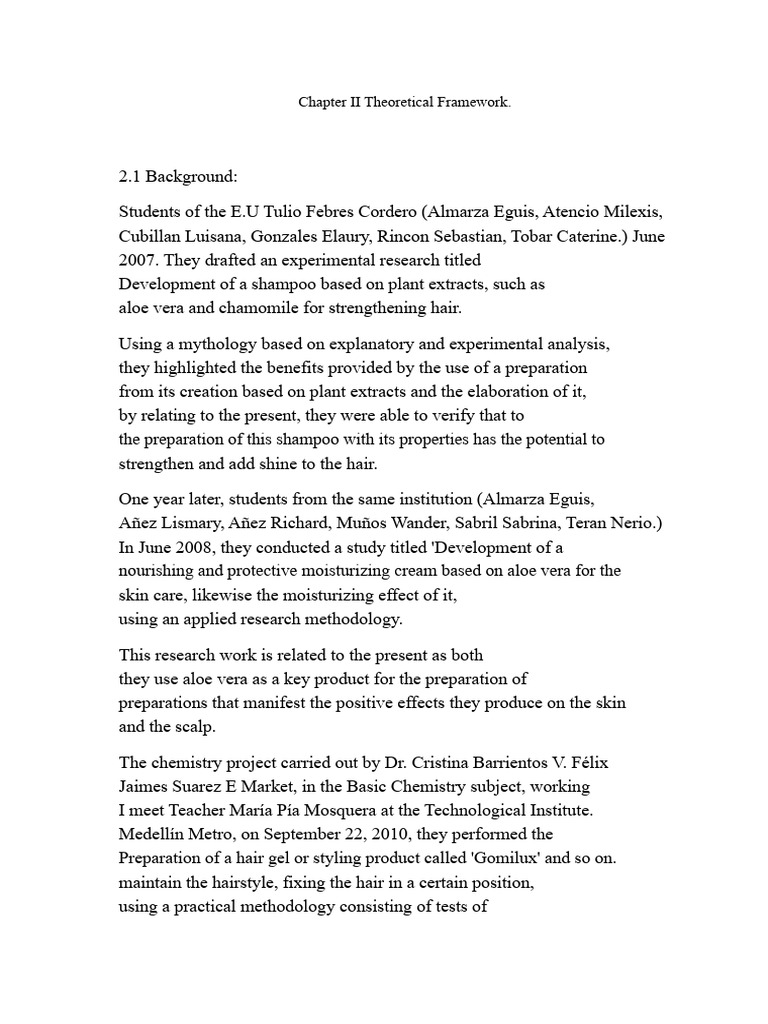 Chapter II Theoretical Framework | PDF | Flax | Polysaccharide