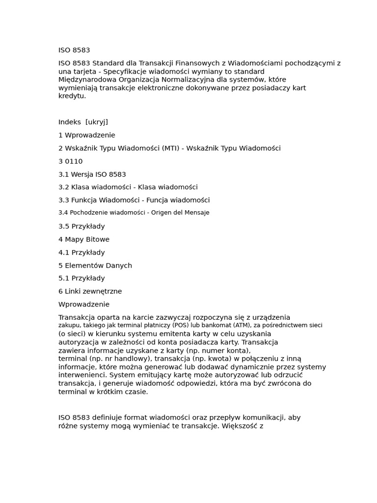 Iso 8583 | PDF