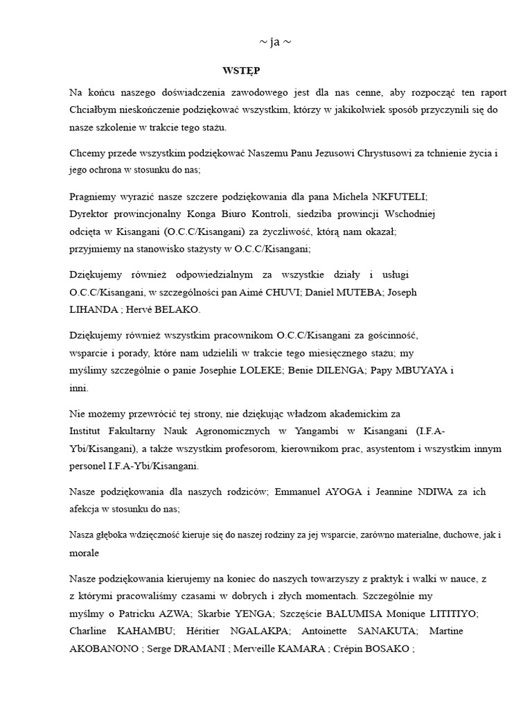 Raport z praktyk OCC AYOGA_V_poprawiony | PDF