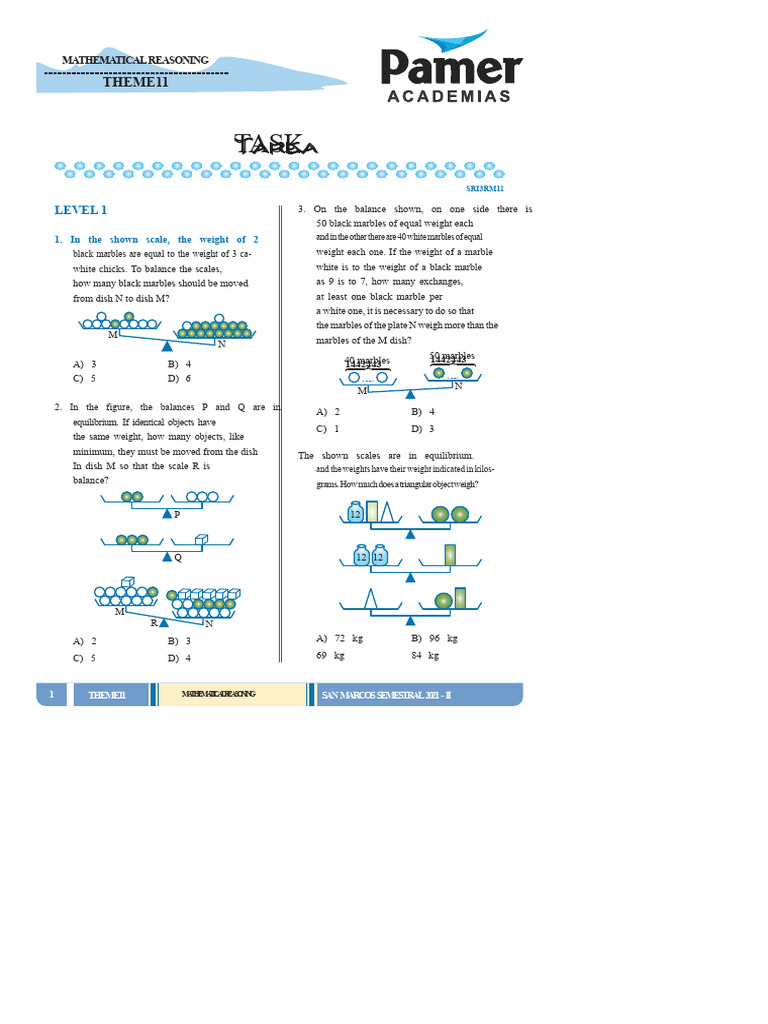 RM_Sem 11_Heavyweights, scales, and transfers (3) | PDF | Weighing Scale | Weight
