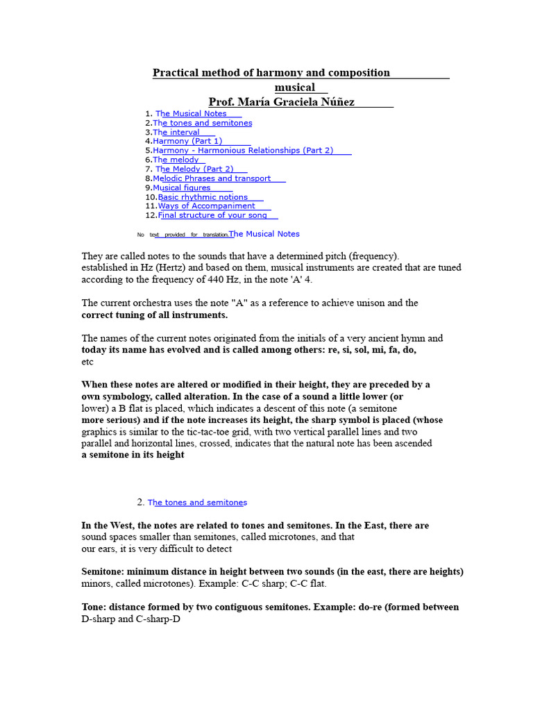 Practical Method of Harmony and Musical Composition | PDF | Harmony ...