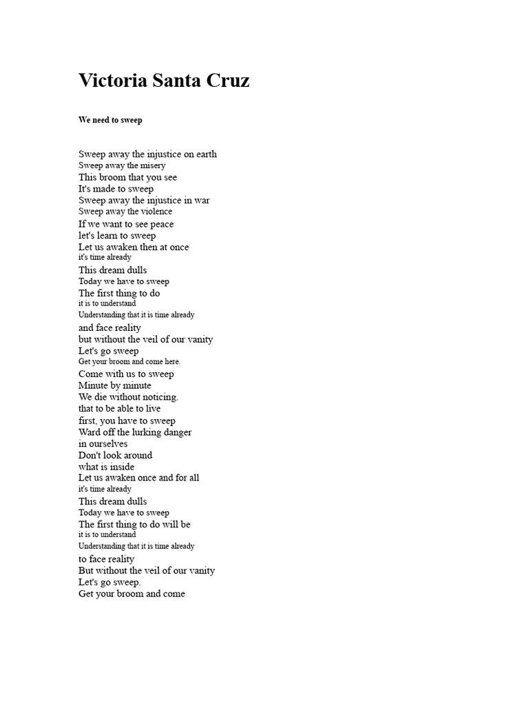 "Victoria Santa Cruz: Poems on Identity and Justice" | PDF