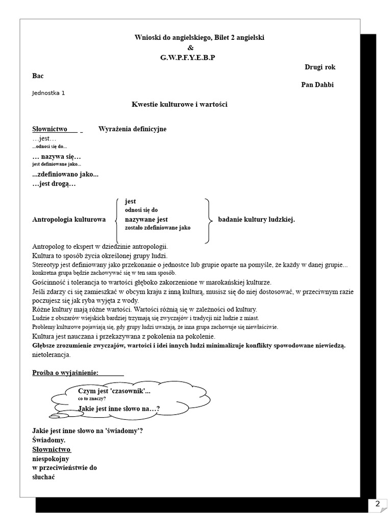 Angielski Na Bac 2 | PDF