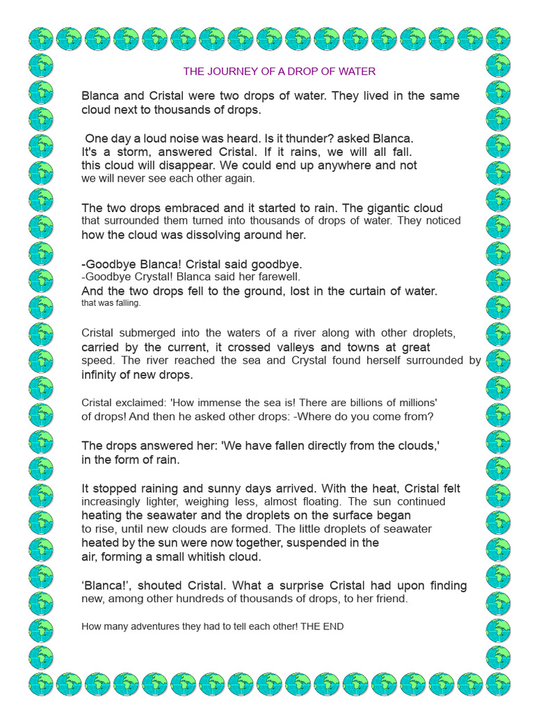 The Adventure of Two Water Drops | PDF