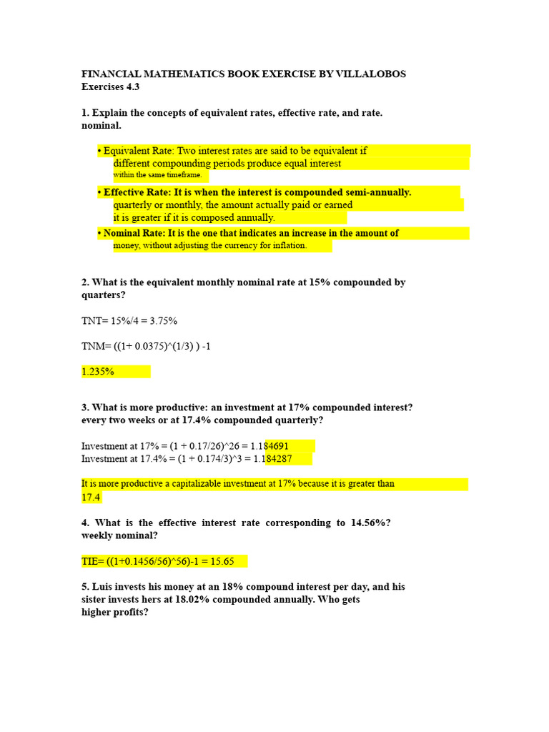 08 Barón Ramírez Ana Lucía - 4.3 Villalobos | PDF | Interest | Compound Interest