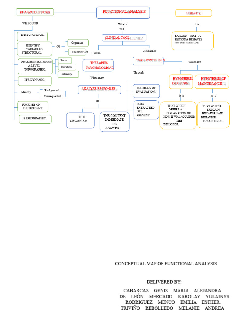 Conceptual Map Functional Analysis | PDF | Hypothesis | Behavioural Sciences