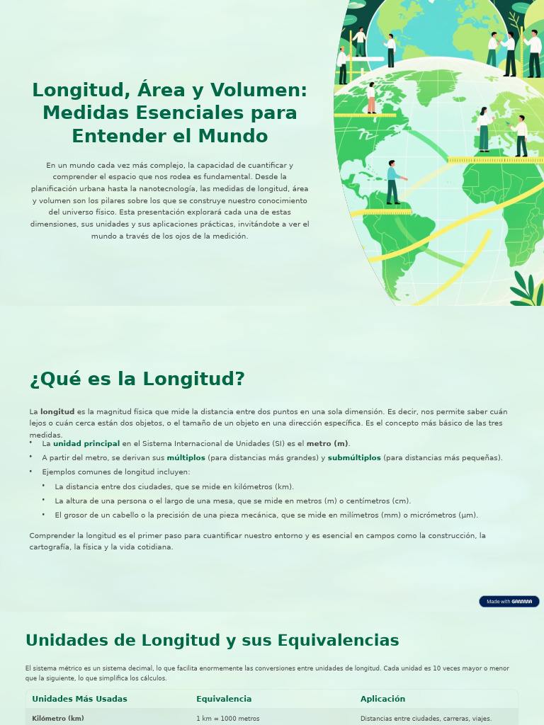Longitud-Area-y-Volumen-Medidas-Esenciales-para-Entender-el-Mundo | PDF ...