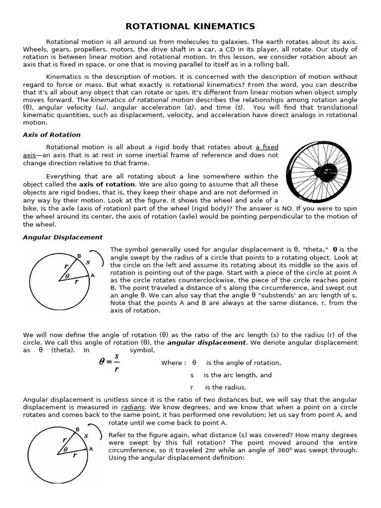 Q2 1 Rotation of Rigid Bodies | PDF | Rotation Around A Fixed Axis | Torque