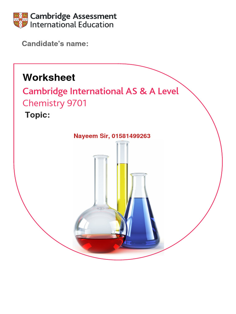 HSC Chemistry Worksheet Solutions | PDF | Chemical Bond | Alkene