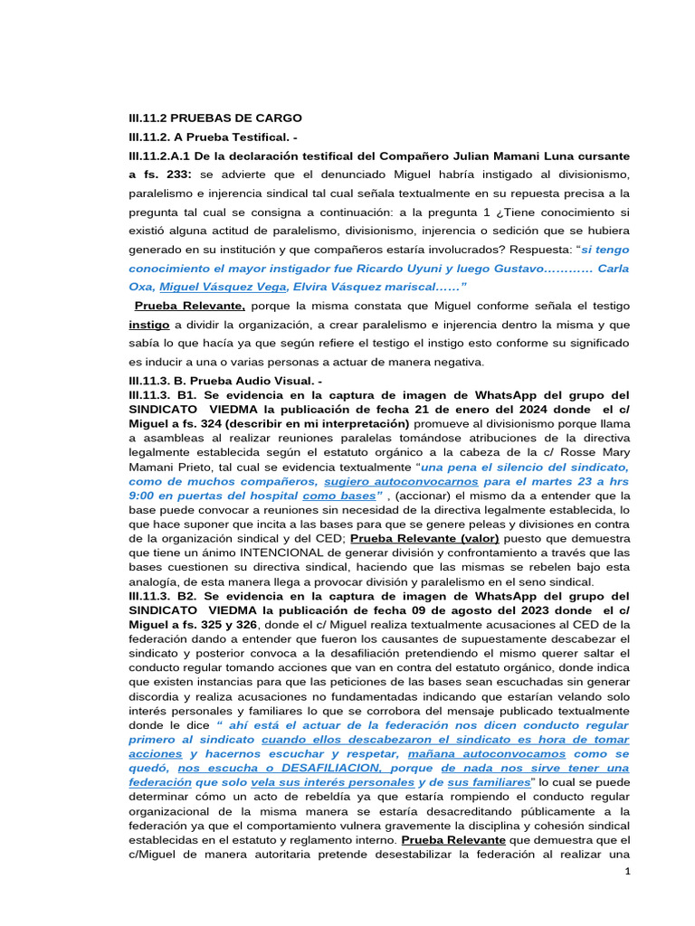 Valoracion, Conclusion y Sancion (THDD) Miguel Uriel Vasquez Vega ...