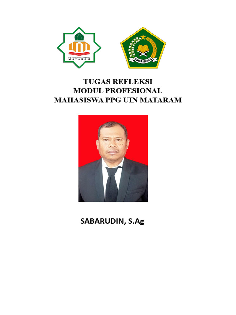 Refleksi Diri Sabarudin, S.Ag | PDF