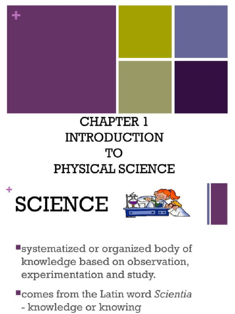 Intro To Physical Science Unit 1 | PDF