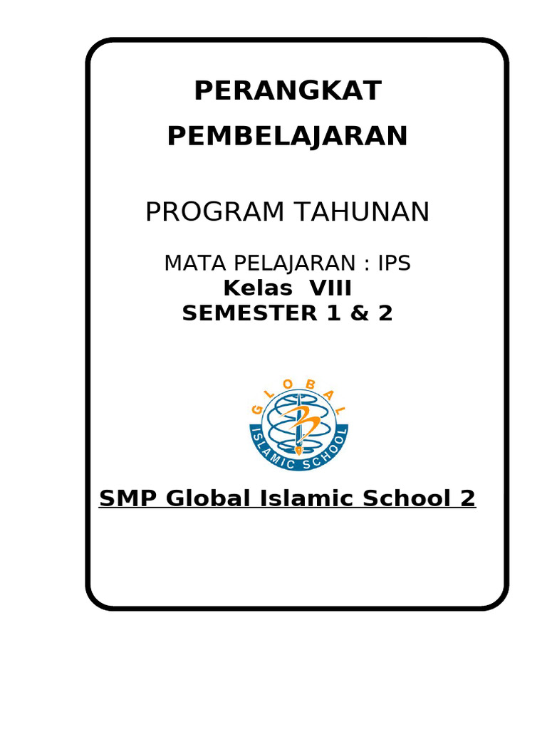 1. Program Tahunan | PDF