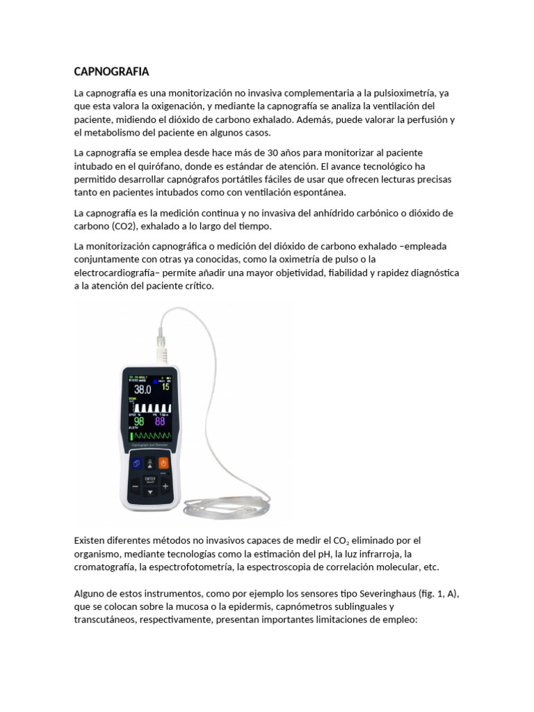 Capnografia Diplomado | PDF | Respiración | Medicina CLINICA
