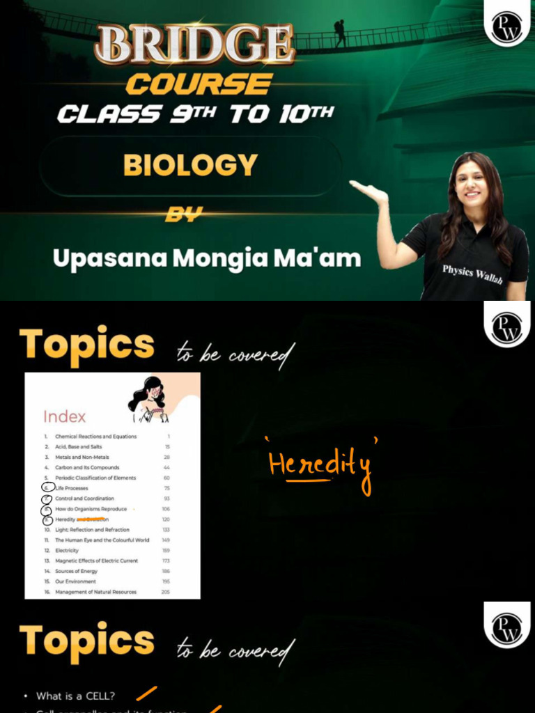 Bridge Course 01 - Class Notes - 9th To 10th Bridge Course (For English ...