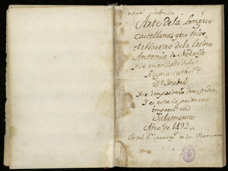 Gramatica Castellana de Antonio de Nebrija PDF | PDF