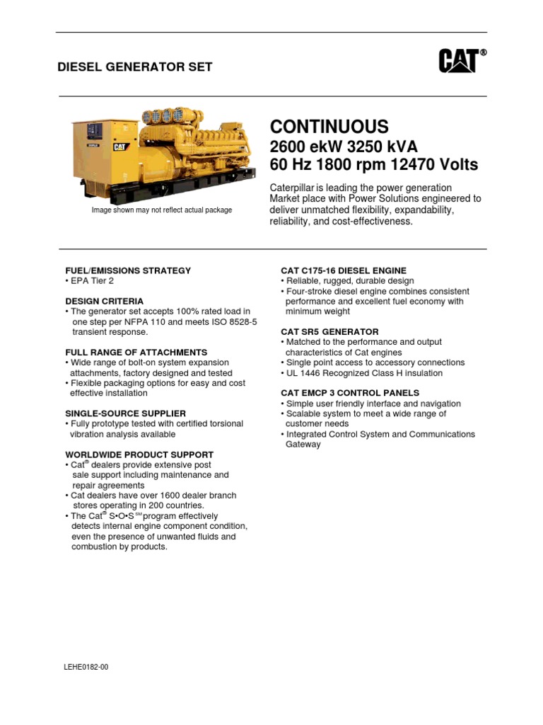 Cat C175-16_Jul 2010 | Diesel Engine | Engines