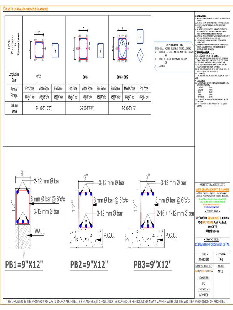 Column and Plinth Beam Reinforcement | PDF | Column | Structural ...