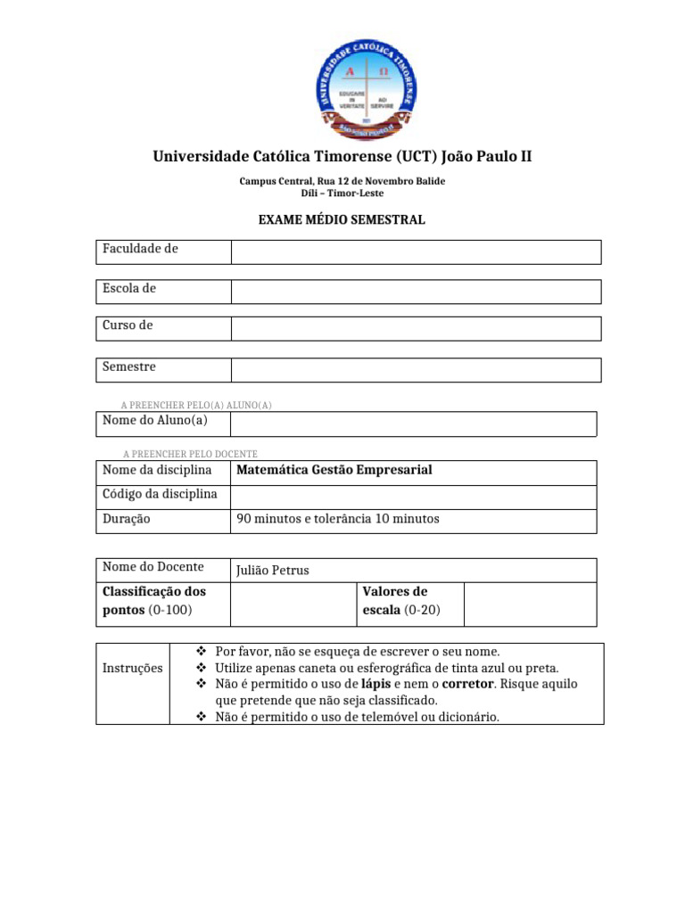 Pontos de Ezame MTK Empresarial | PDF | Juros