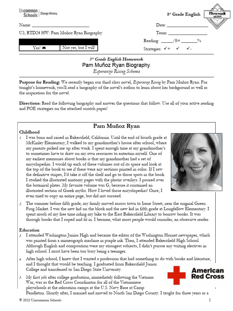 u3rtd24 Pam Munoz Ryan Bio Hw Chms | PDF