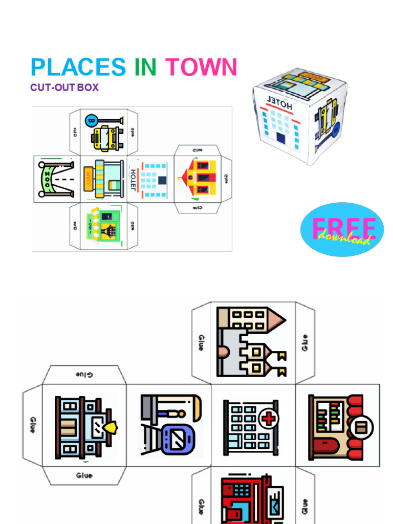 PlacesinTownCutOutBox 1 | PDF