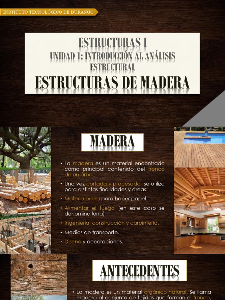 Estructuras de Madera | PDF | Madera | Los bosques