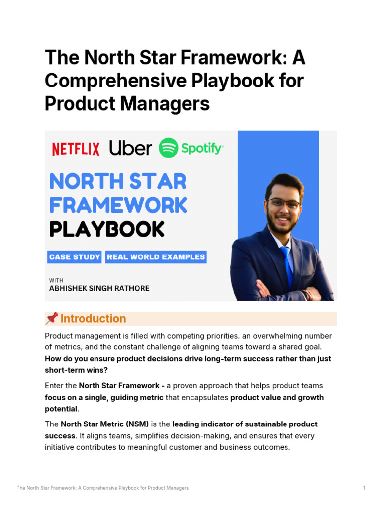 North Star Framework 1740648012 | PDF | Performance Indicator | Spotify