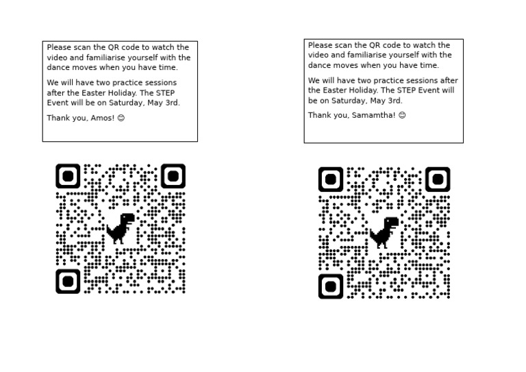 Dance QR Codes Amos Samamtha | PDF
