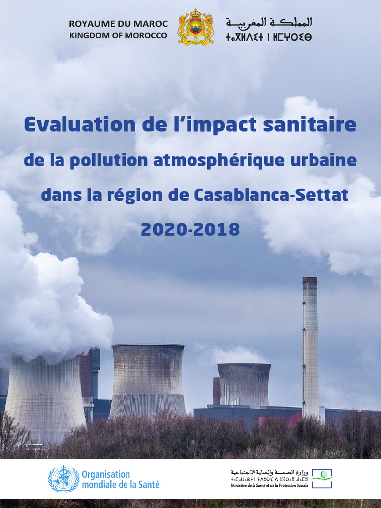 Impact sanitaire de la pollution à Casablanca | PDF | Pollution de l ...