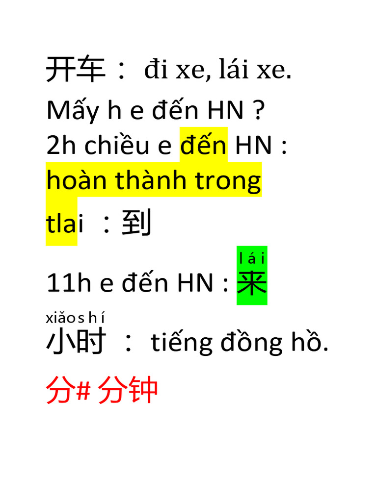 M NHN? 2h Chi Ue NHN: Hoàn Thành Trong Tlai NHN: Ti NGH .: I Xe, Lái Xe ...